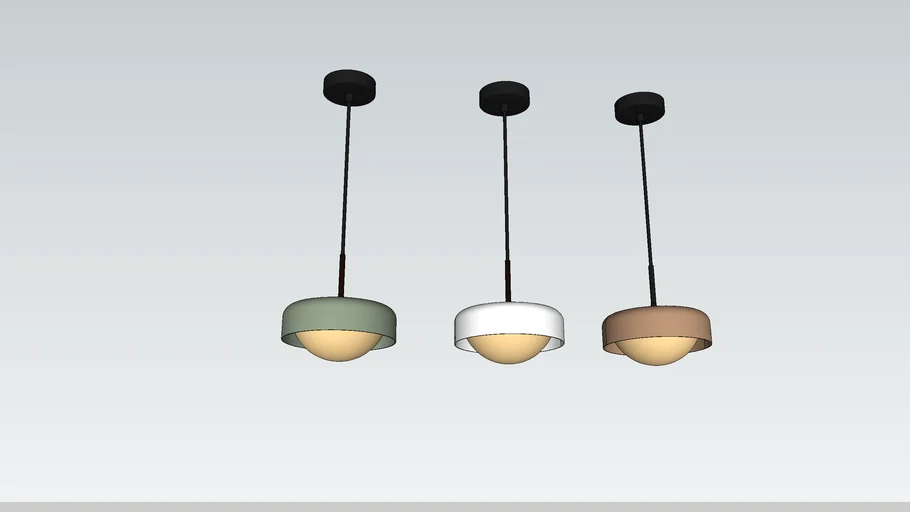 SEEDDESIGN PENSEE P Pendant 思想 吊燈 | 3D Warehouse