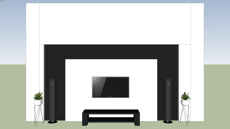 tv backdrop | 3D Warehouse