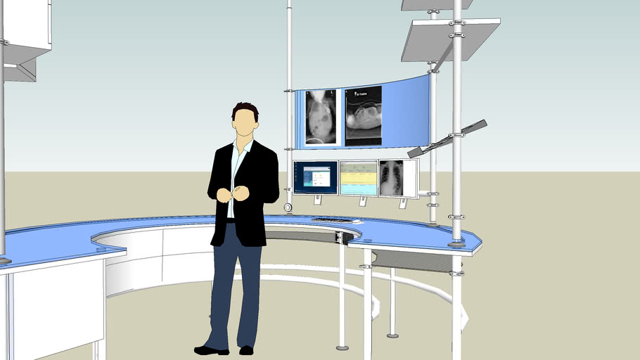 Medical Research Console | 3D Warehouse