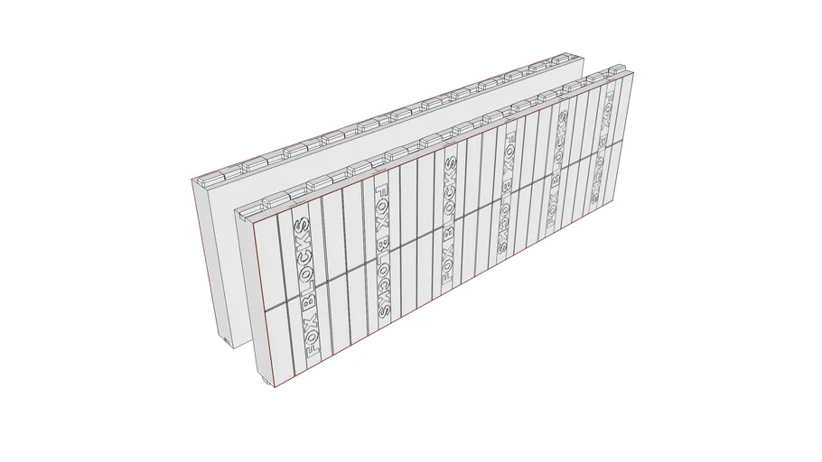 Fox Blocks 4 inch Straight Block | 3D Warehouse