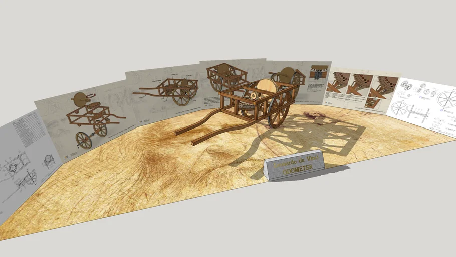 Odometer - Leonardo daVinci | 3D Warehouse