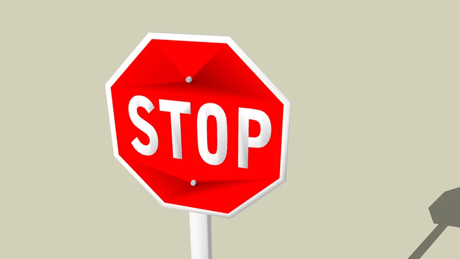 STOP sign | 3D Warehouse