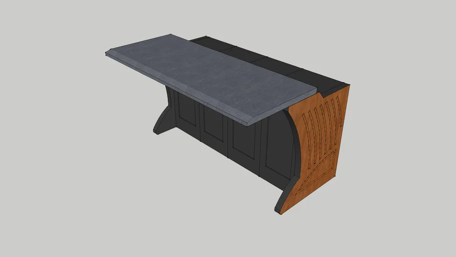Winsted W640X Prestige Insight Console - Special | 3D Warehouse