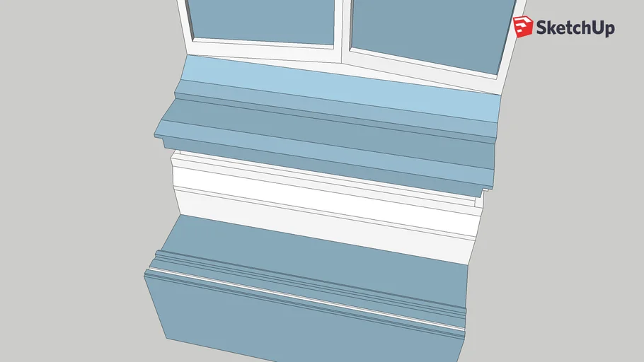 computer bank | 3D Warehouse