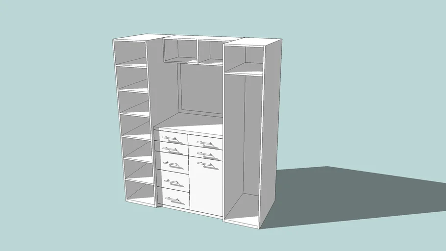 Contemporary Closet | 3D Warehouse