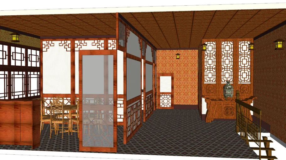 china style house | 3D Warehouse