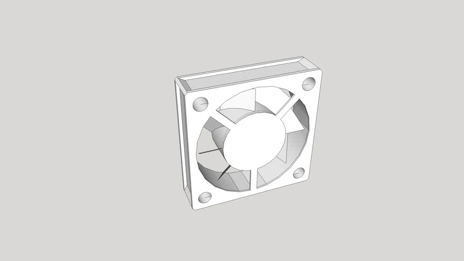 40mm x 40mm x 10mm fan | 3D Warehouse