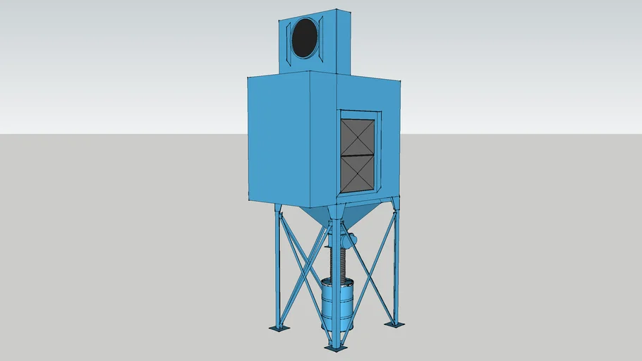 Donaldson Torit DFE 4-24 Dust Collector | 3D Warehouse
