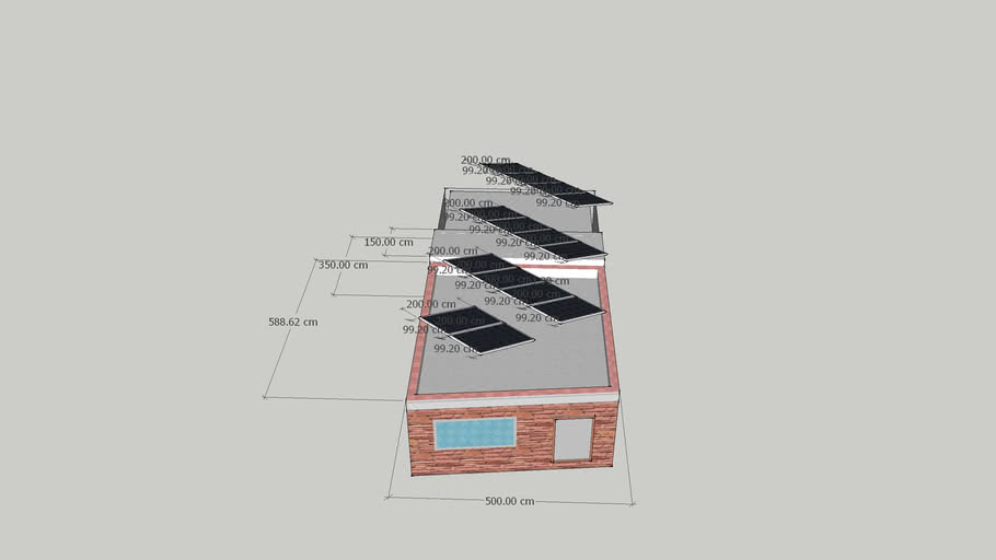4.5 kWp On-GRid SFVIR.Azimut45° | 3D Warehouse