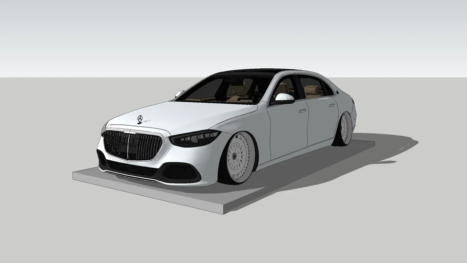 Mercedes-Maybach S600 - Stance VIP Style | 3D Warehouse
