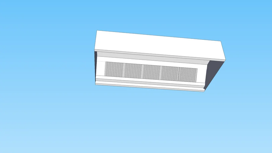 grease extract canopy 3mx1.4 4 filter | 3D Warehouse