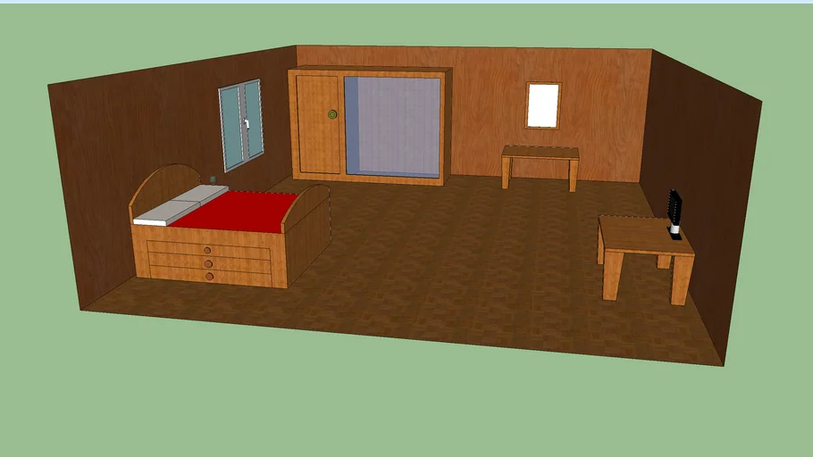 Chambre deux places | 3D Warehouse