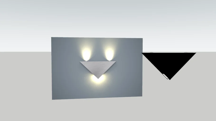 Triangle Wall Lamp | 3D Warehouse