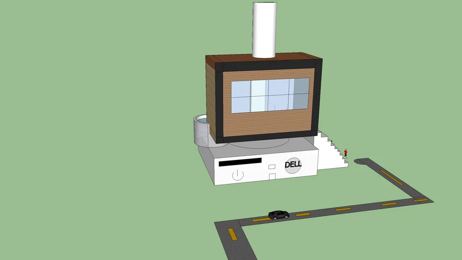 Computer House for an IT guy | 3D Warehouse