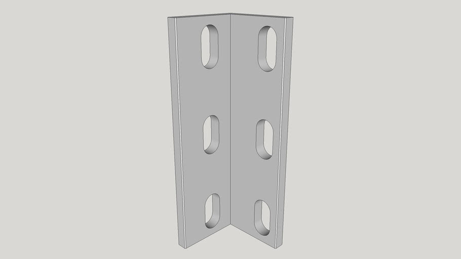 L Bracket Triple_1_0 | 3D Warehouse