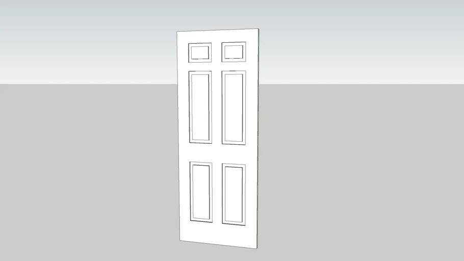 Panel Door | 3D Warehouse