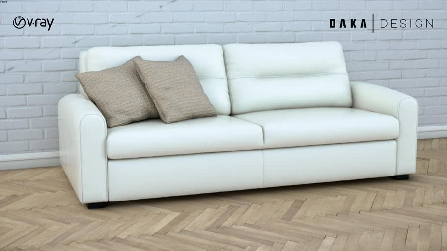 Leather+Sofa+Small3.skp | 3D Warehouse