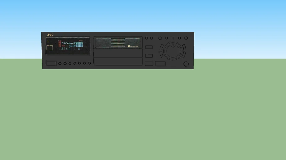 JVC CD player (XL-M516BK) | 3D Warehouse
