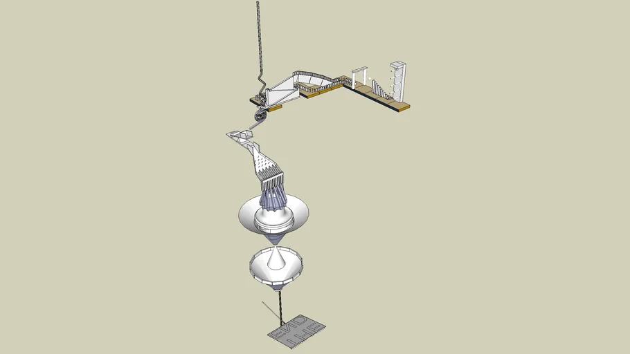 Sketchy Phisics Goldberg Contraption | 3D Warehouse