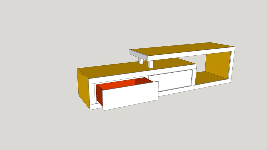 Modern TV Stand | 3D Warehouse