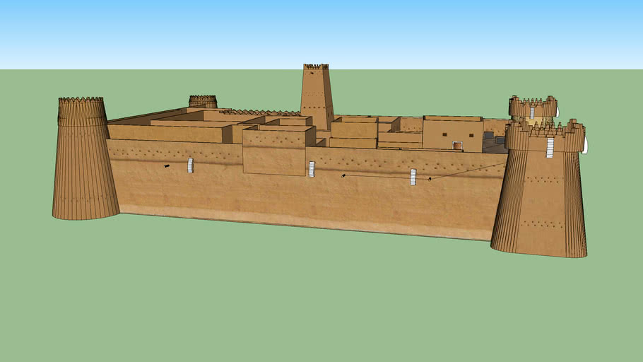 Masmak Fort. The old fort in mid of Riyad city | 3D Warehouse