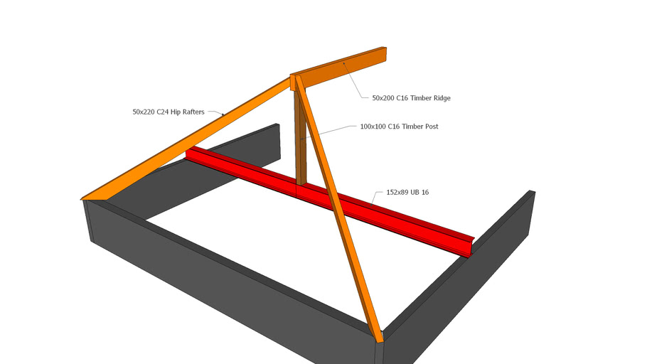 Roof frame | 3D Warehouse