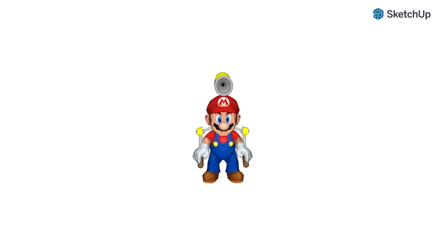 Super Mario Sunshine Mario | 3D Warehouse