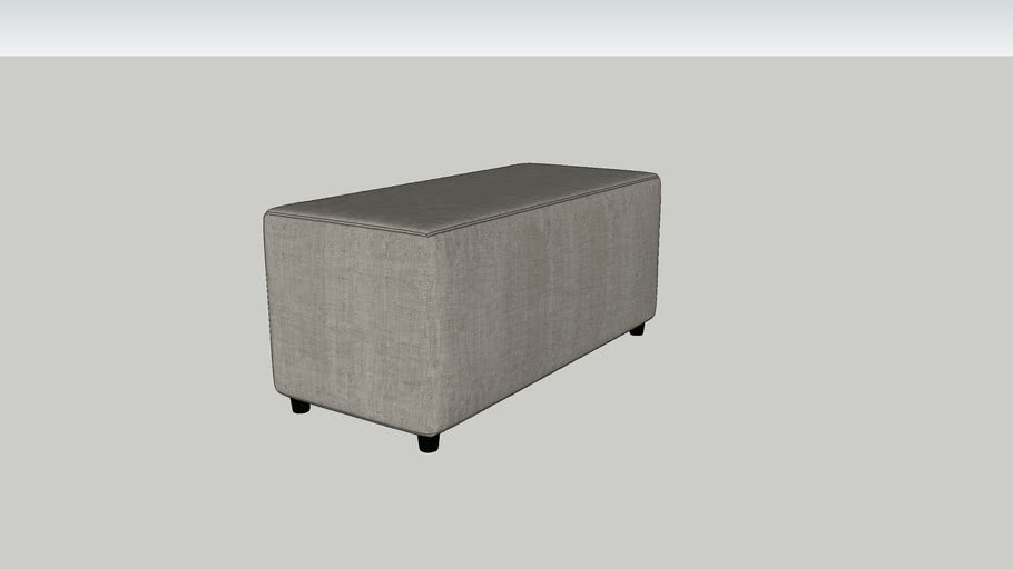 Puff retangular | 3D Warehouse