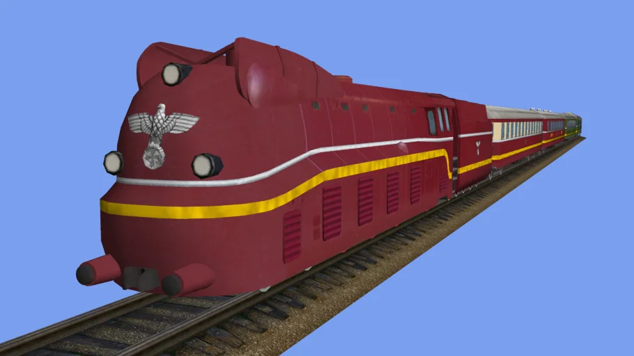 DRB 01.10 Steam Locomotive (low poly) | 3D Warehouse