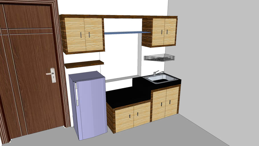 Kitchen Set Simple | 3D Warehouse