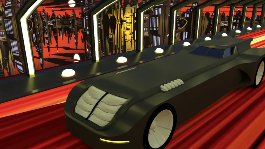The timmverse-batmobile from Batman:the Animated series (1992-1995 ...