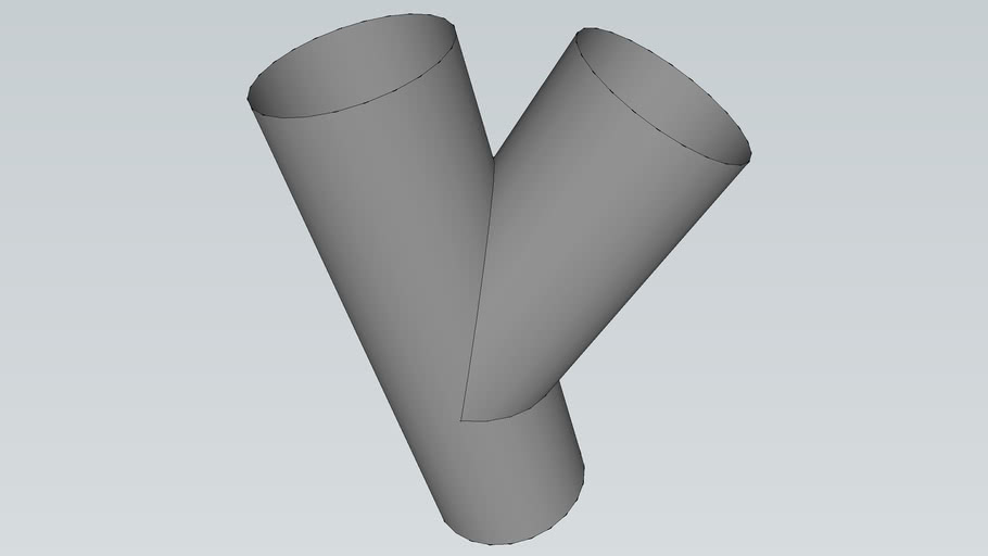 Y en pvc 100 | 3D Warehouse