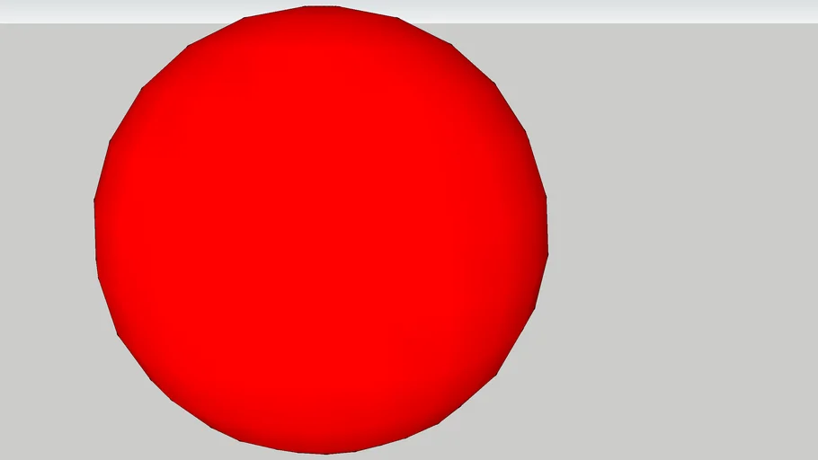 Red ball | 3D Warehouse