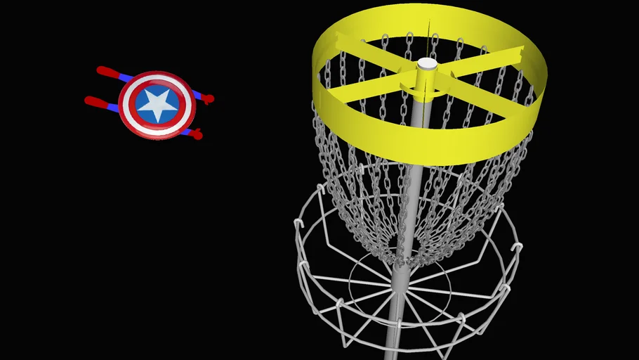 Disc Golf Target (HD) | 3D Warehouse