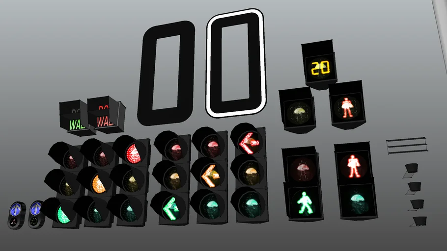SIEMENS Australian traffic signal pack | 3D Warehouse