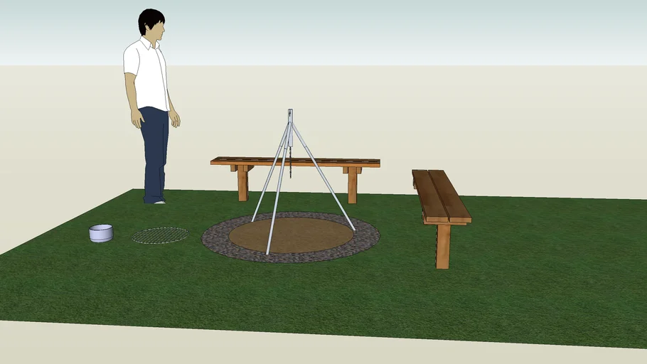 Bonfire set | 3D Warehouse