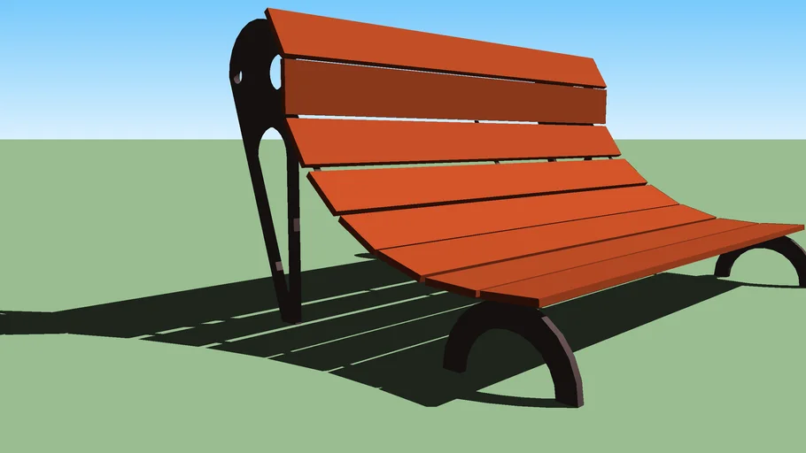 Modern Park Bench | 3D Warehouse