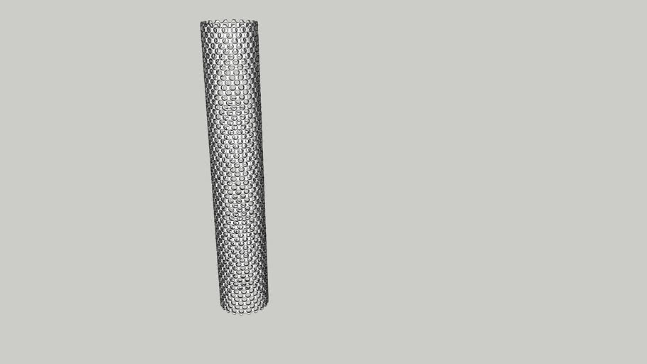 perforated cylinder_circle mesh | 3D Warehouse
