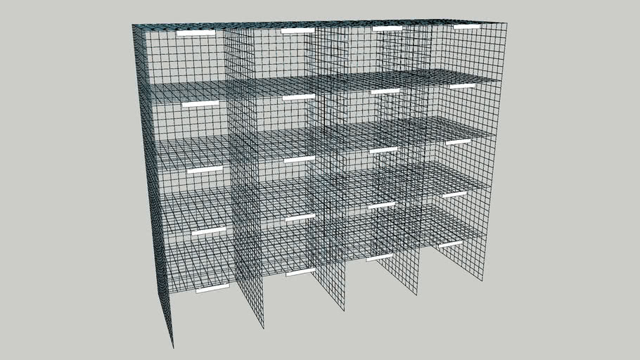 Wire Postal Sorting Unit | 3D Warehouse