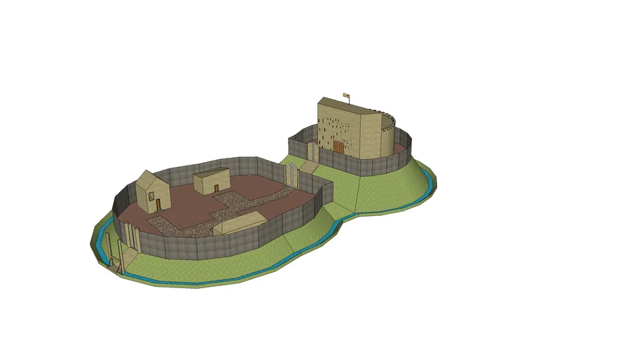 A Motte and Baily castle | 3D Warehouse