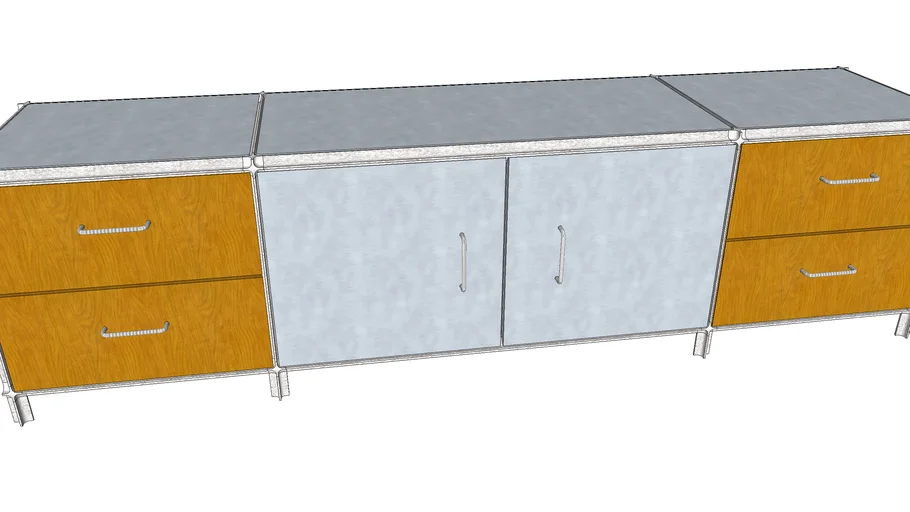 Artmodul Lowboard modern | 3D Warehouse