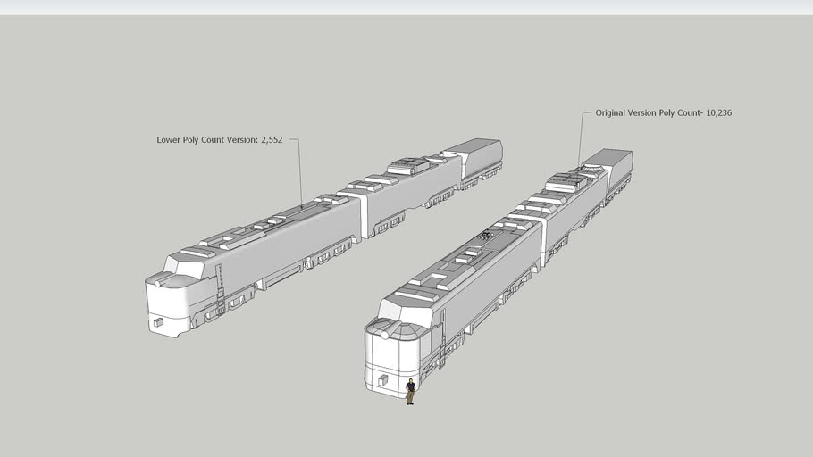 Union Pacific Gas Turbine-Electric Locomotive (GTEL) | 3D Warehouse