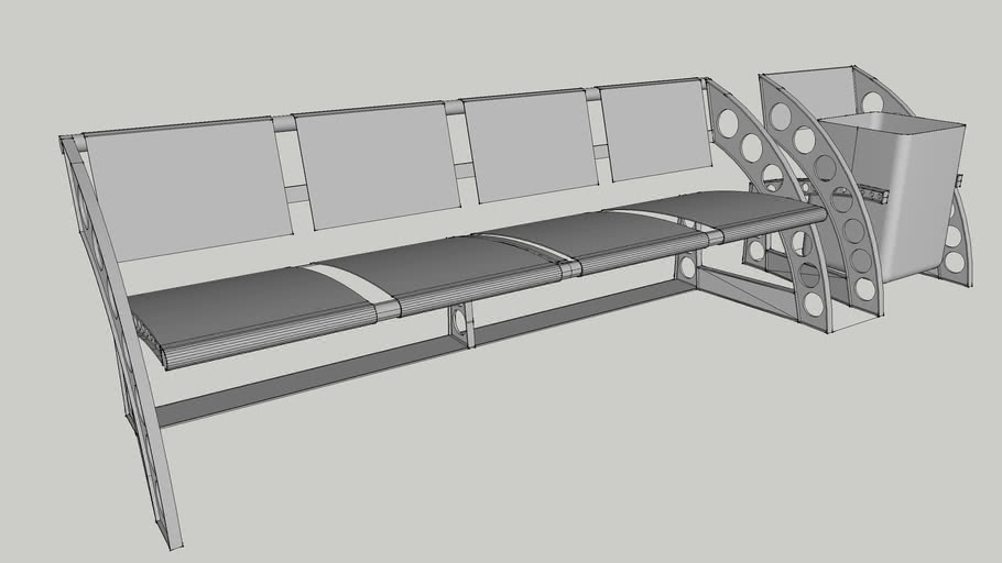 park bench | 3D Warehouse