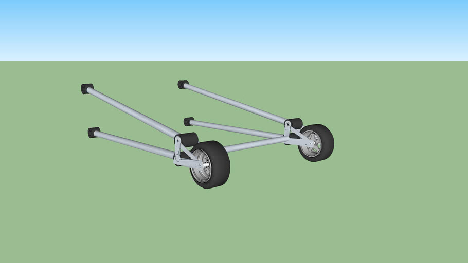 Drag racing wheelie bar | 3D Warehouse