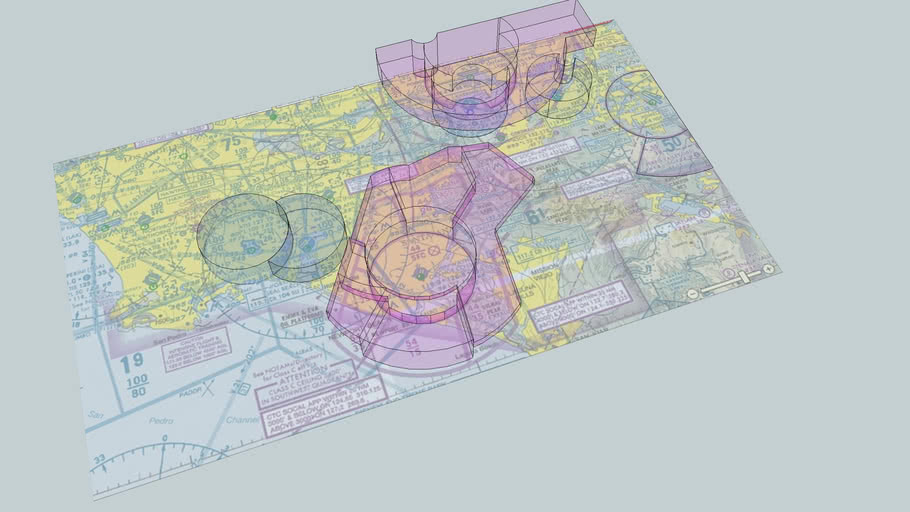 Los Angeles Class C and D Airspace (partial; incomplete) | 3D Warehouse