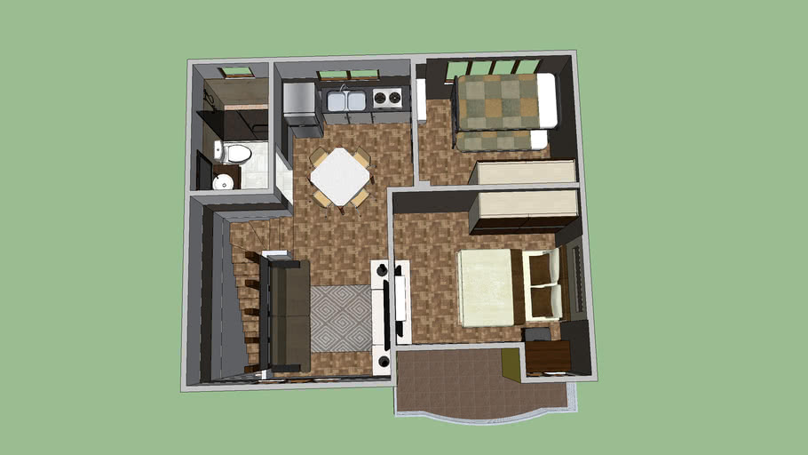 2F INTERIOR LAYOUT | 3D Warehouse