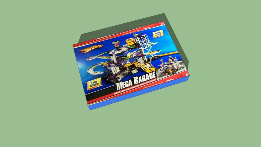 'Mega Garage' Hot Wheels Playset | 3D Warehouse