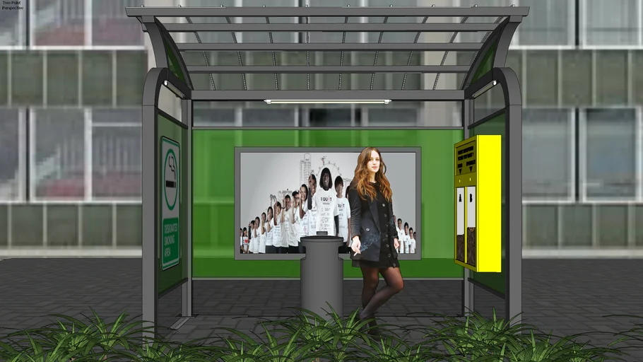 designated smoking area | 3D Warehouse