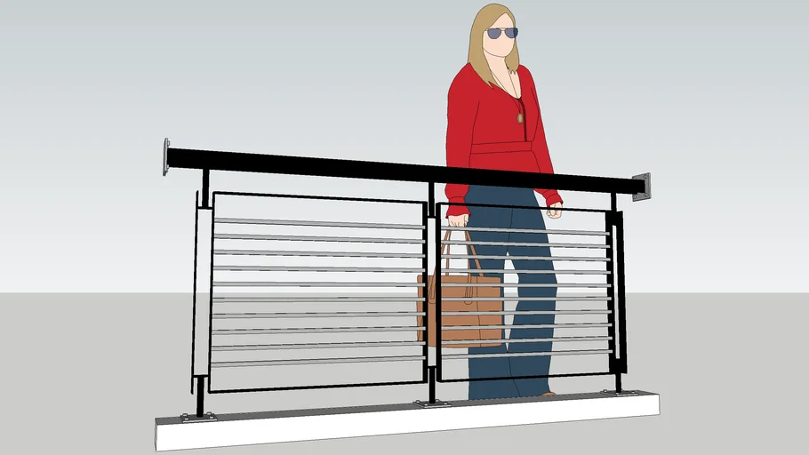 Railing for Veranda | 3D Warehouse