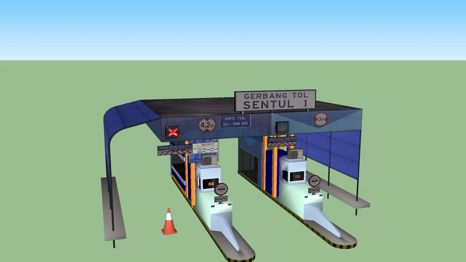 Gerbang Tol | 3D Warehouse